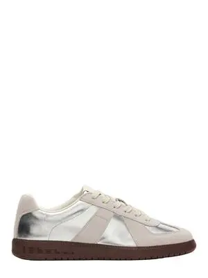 Steve Madden Dixon Low-top Panel Sneakers - Silver