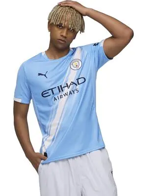PUMA Manchester City 25/26 Home Replica Soccer Jersey - Blue
