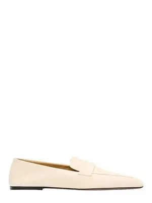 THE ROW Leather Loafers - White