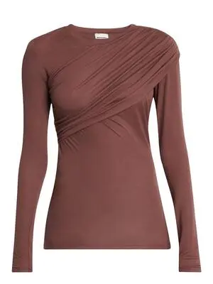 Isabel Marant Étoile Dressi Draped Top - Burnt Henna
