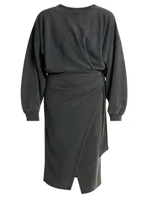 ISABEL MARANT ÉTOILE Etoile Isabel Marant Sandrina Draped Sweatshirt Dress
