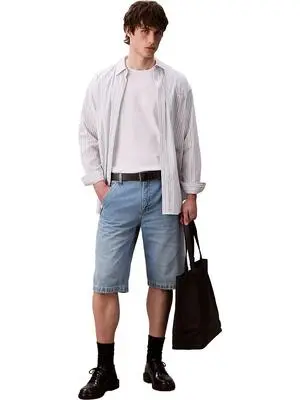 Calvin Klein Denim Carpenter Shorts - Reflection Blue