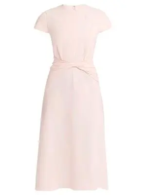 Alexander McQueen Twisted Waist Midi Dress - Venus