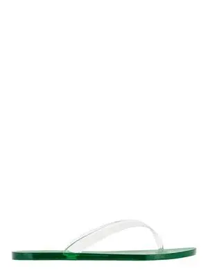ANCIENT GREEK SANDALS Jelly Flip Flop - Clear/green