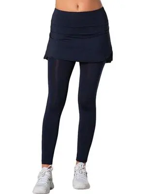Lucky In Love Skirt And Leggings Combo - Navy