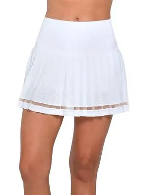 Lucky In Love Be Tulle Pleat Skirt - White