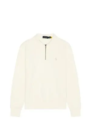 Polo Ralph Lauren Loopback Terry 1/2 Zip Sweatshirt - Clubhouse Cream