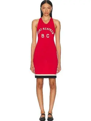 BODE Renfrew Dress - Red Multi