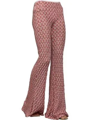 Missoni Lace Trousers - Red