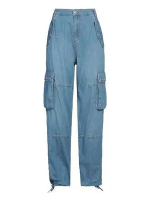MOSCHINO JEANS High-waisted Cargo Jeans - Blue