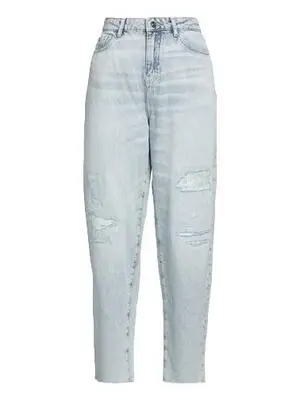 Armani Exchange Cotton Tapered Jeans - Blue