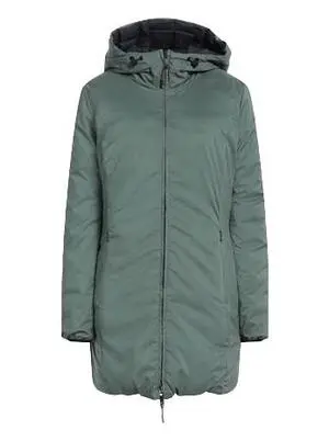 DEKKER Solid Color Long Sleeve Parka - Sage Green