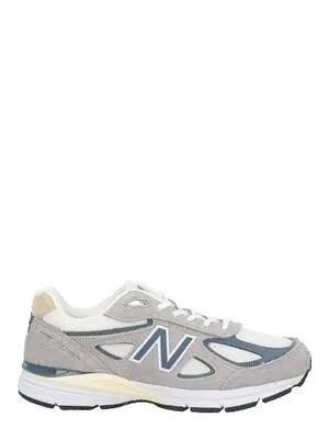 NEW BALANCE Leather And Textile Sneakers - Grey