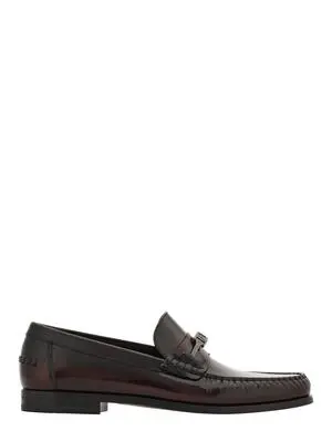 FERRAGAMO F Buckle Loafer - Black