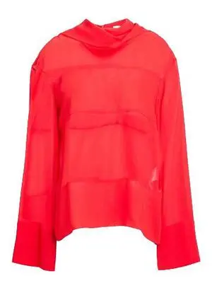 Erika Cavallini Chiffon Top - Tomato Red