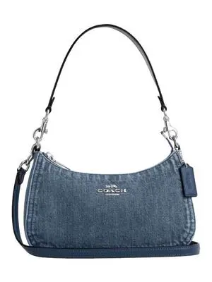 COACH® Teri Shoulder Bag Denim/silver/indigo