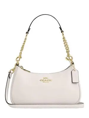 COACH® Teri Shoulder Bag Pebbled Leather/gold/chalk