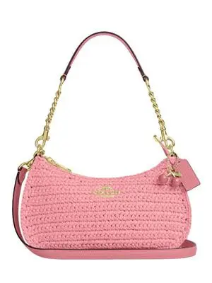 COACH® Teri Shoulder Bag Straw/im/cherry Blossom