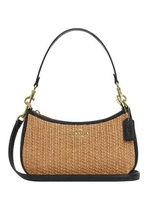 COACH® Teri Shoulder Bag Straw/im/toast/black