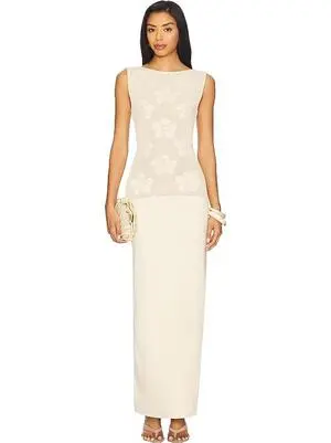 LOVERS AND FRIENDS Aubery Maxi Dress - Cream