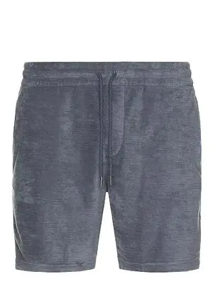 Faherty Brand Cabana Terry Sweatshort - Eastern Storm