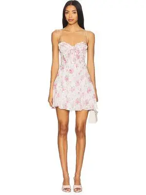 For Love & Lemons Kate Mini Dress - Pink
