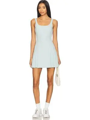 MALBON Gia Pleated Mini Dress - Light Blue
