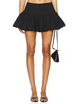 CAMILA COELHO Cari Mini Skirt - Black