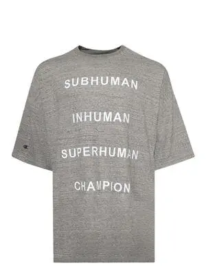 Rick Owens X Champion Knitted Tommy T - Grey Melange