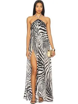 Delfi Isla Dress - Zebra