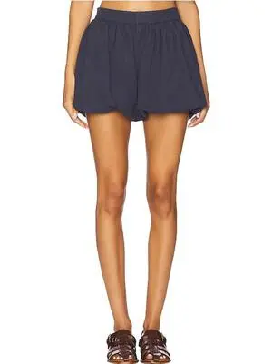 MAUDE CLUB Capri Shorts - Navy