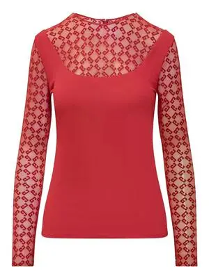 Givenchy Logo Top - Red