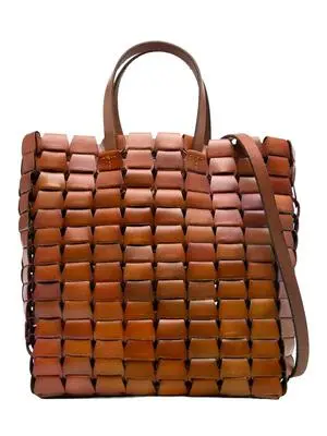 Dragon Diffusion Leather Tote Bag - Brown