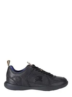 Burberry Leather Low-top Trainers - Black