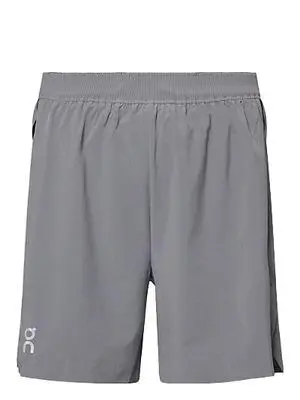 On Train Drawstring Stretch-woven Shorts - Rock
