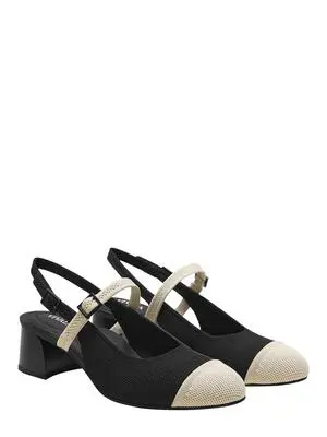 VIVAIA Almond-Toe Slingback Mary Jane Sandals