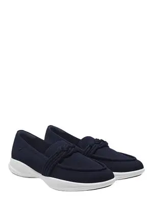 Vivaia Round-Toe Sneaker Loafers Navy