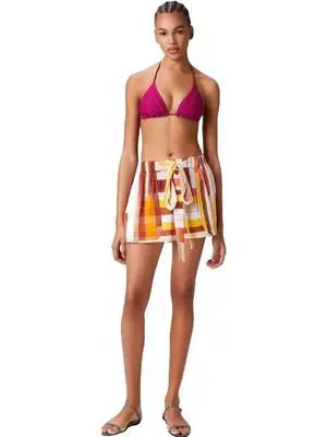 Missoni Printed Silk Belted Cover-up Shorts - Multicoloured