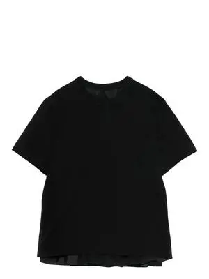 Sacai Paneled T-shirt - Black