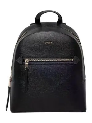Dkny Leather Backpack - Black