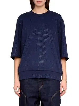 Zadig&Voltaire Edmond Distressed Sweatshirt Encre