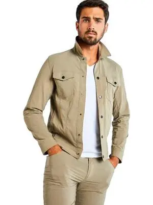 Anatomie Daniel Denim-style Jacket - Khaki