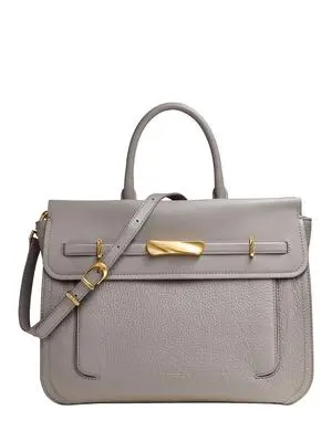 Donna Karan New York Leather Satchel Cloud