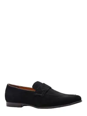 CARLOS BY CARLOS SANTANA GROOVE Weave Loafer Black Suede