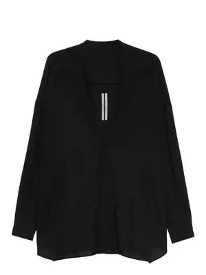 Rick Owens Virgin-wool Blouse - Black
