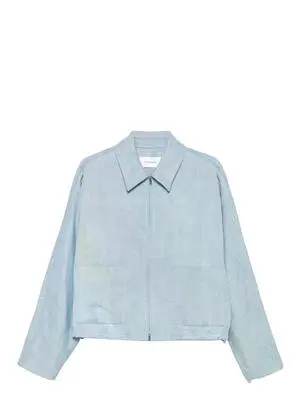 SALVATORE FERRAGAMO Cropped Bomber Jacket