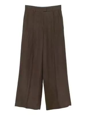 Brunello Cucinelli Pleat-detailing Trousers - Brown