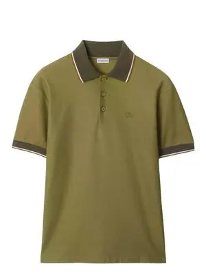 Burberry Cotton Polo Shirt - Green