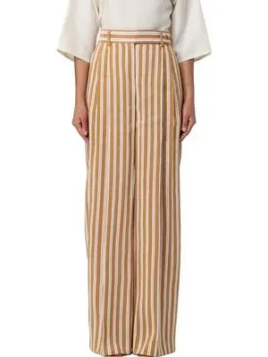 Alberta Ferretti Wide Leg Pants - Brown