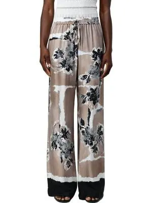 ERMANNO FIRENZE Floral Print Trousers